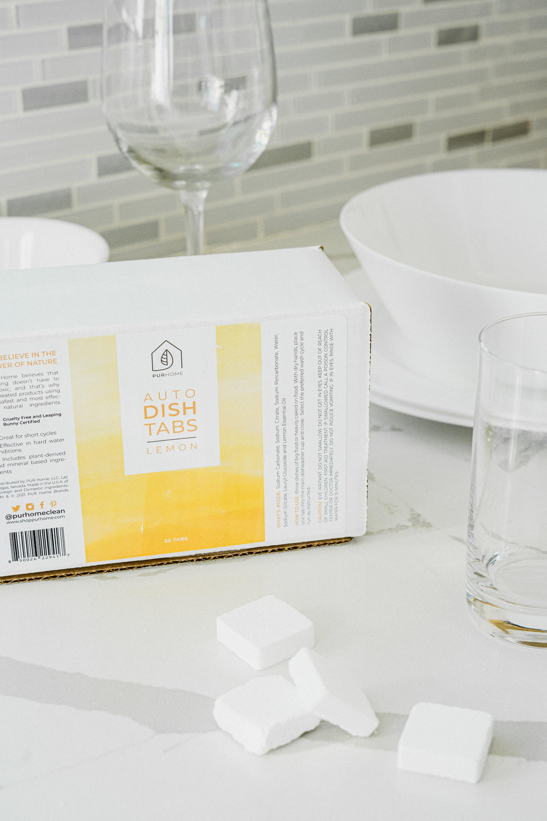PURHome Dishwasher Machine Tablets - (30 Tablets in 1 Package)